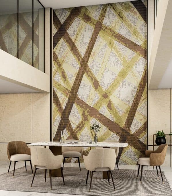 Amber Straw Custom Mosaic Tile - MEC - Bespoke Luxury Mosaics