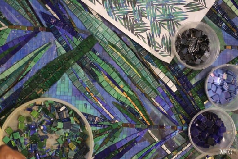 Leaf Mosaic Tile - MEC - Bespoke Luxury Mosaics