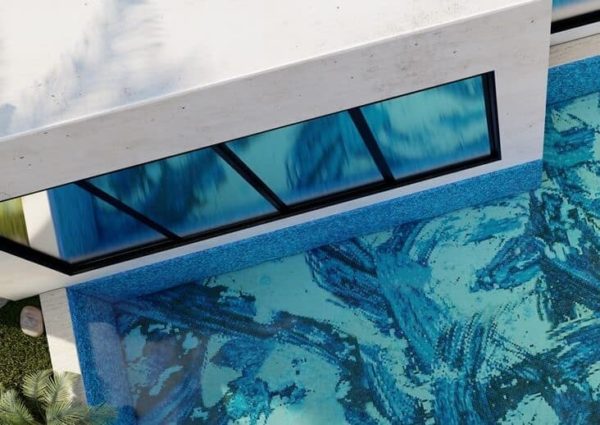 Abstract Swimming Pool Art - MEC Artworks