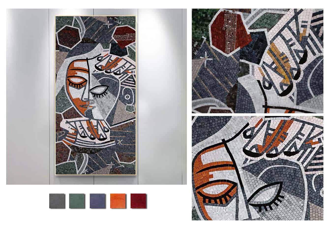 Cubist Art Inspired Mosaic Masterpieces for TATEL - MEC - Bespoke ...