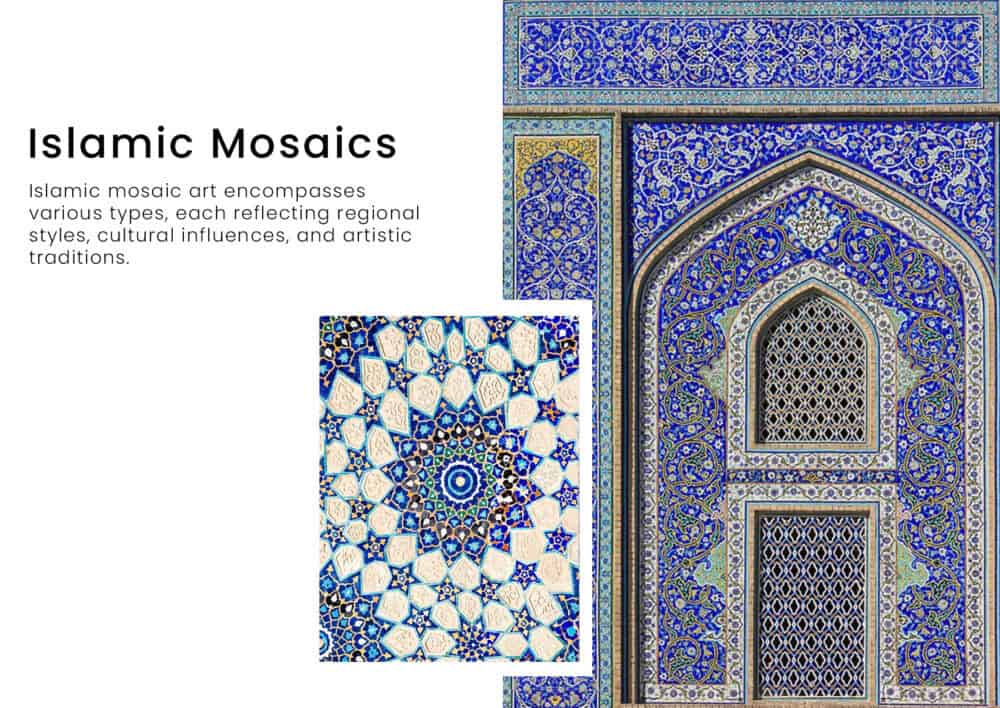 Types of mosaic styles in Islamic art