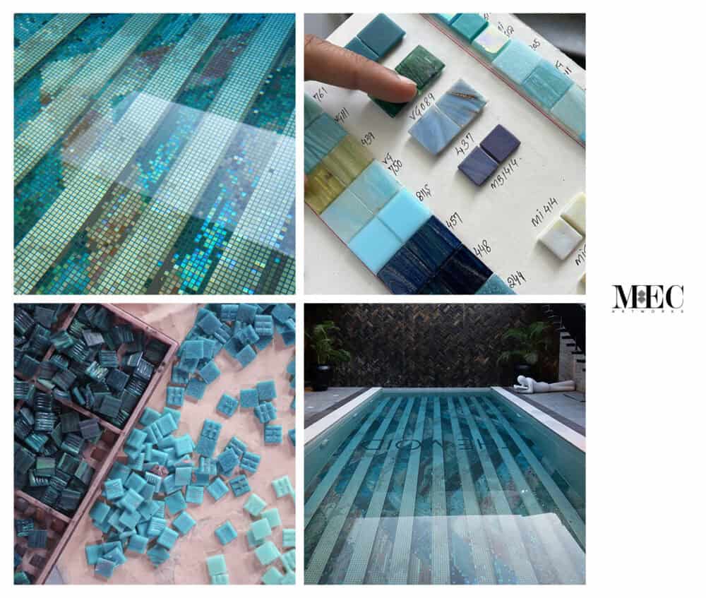 Striped Pool Mosaic Tile Ideas: Adding Iridescent Magic to Your Pool ...