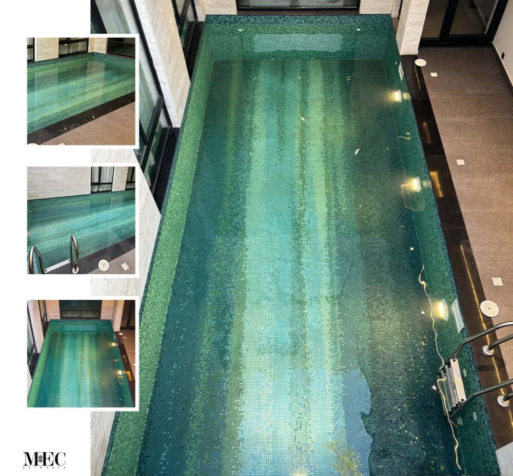 Striped Pool Mosaic Tile Ideas: Adding Iridescent Magic to Your Pool ...