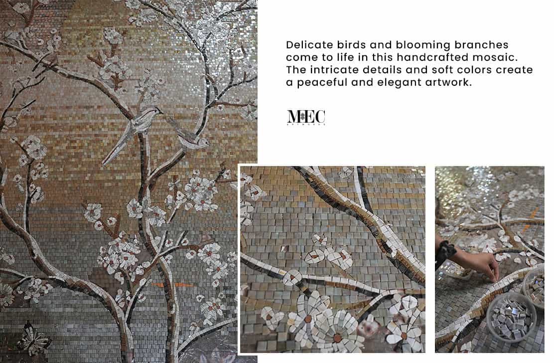 Botanical Mosaic Ideas: Elevating Your Home with Floral & Leaf Designs ...