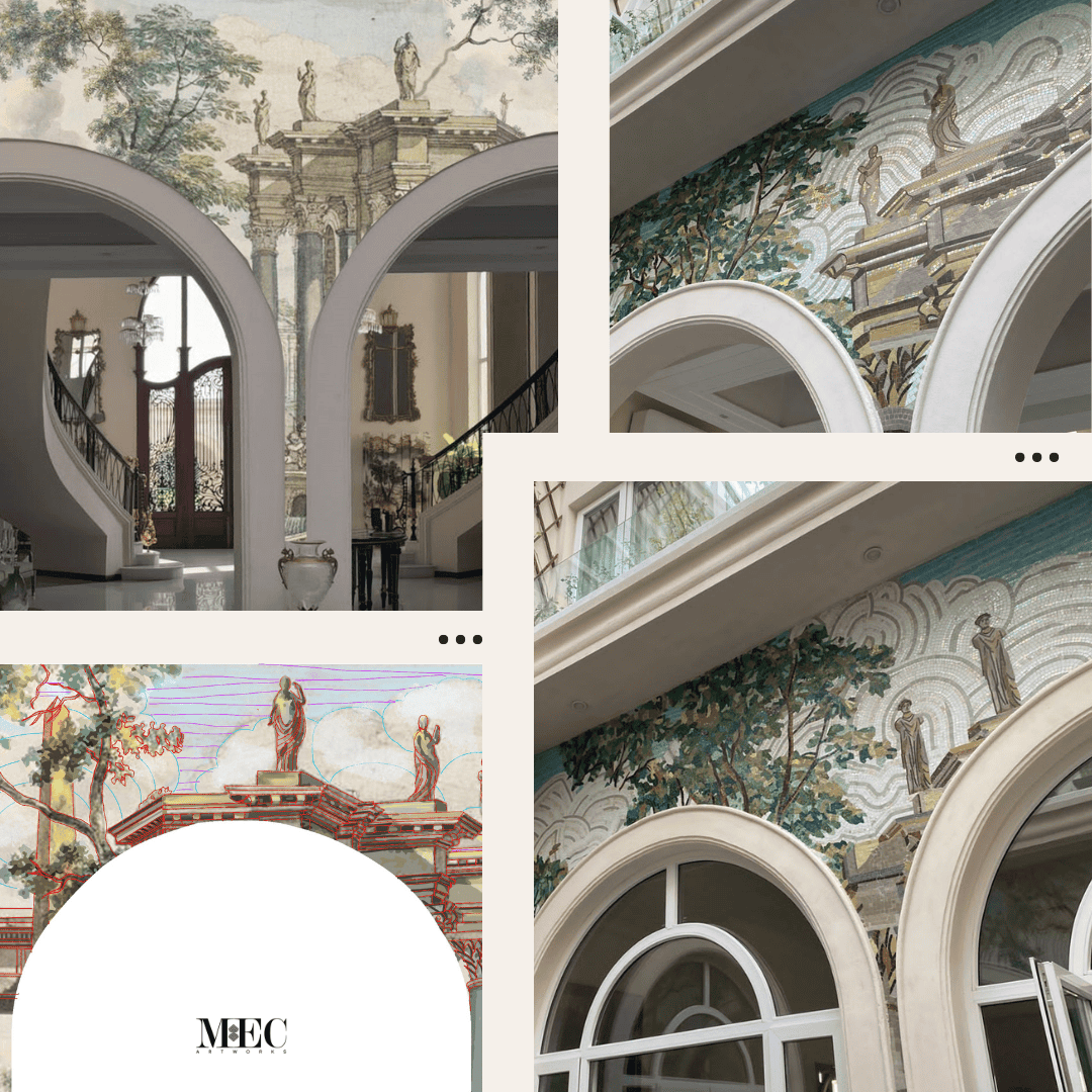 From Rome to Rooms: Reviving Ancient Roman Mosaic Tile Art - MEC Artworks