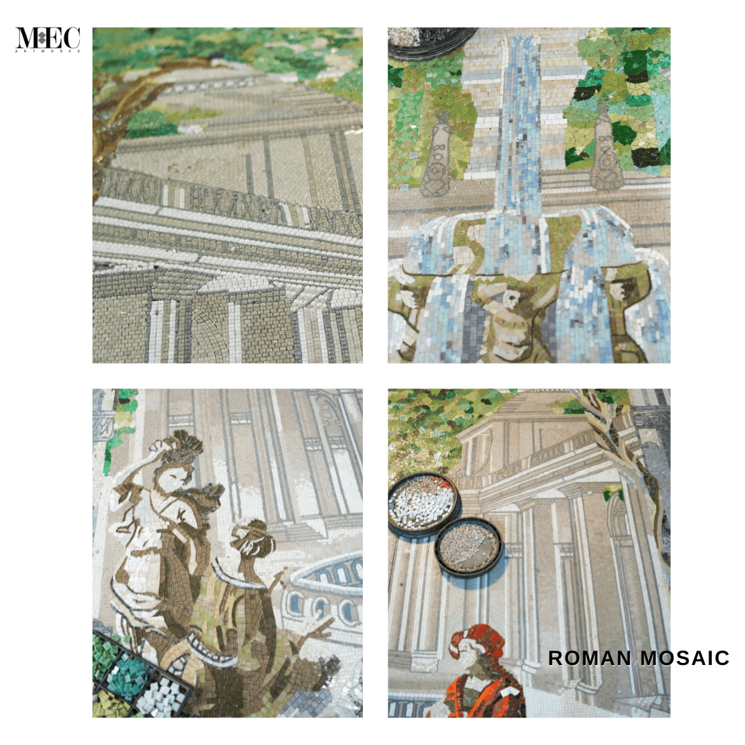 From Rome to Rooms: Reviving Ancient Roman Mosaic Tile Art - MEC Artworks
