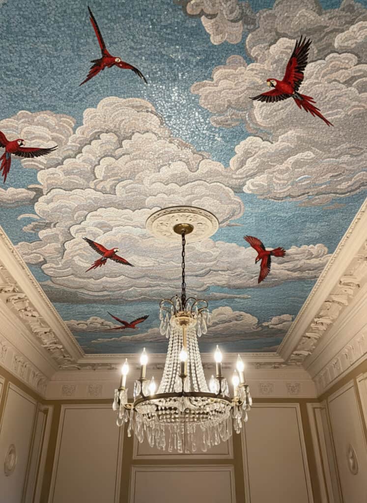 Celestial Flight Mosaic Ceiling - MEC Artworks
