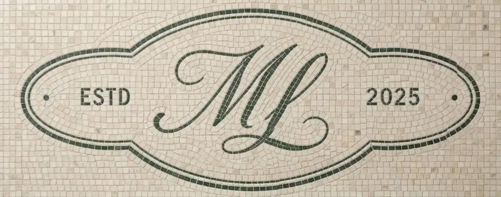 Custom Monogram Mosaic - MEC Artworks